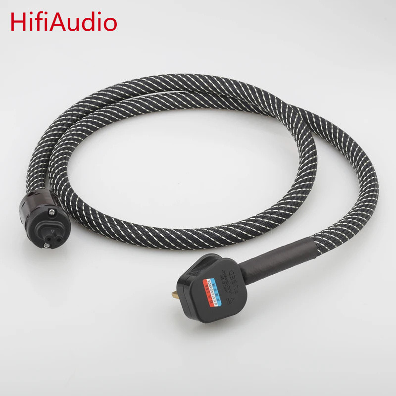 P101 UK Power cable with C7 IEC figure 8 IEC UK Power cable HIFI UK ...