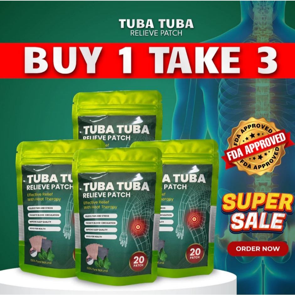 Tuba Tuba Relieve Healing Patch B1T3 Gout Organic Natural Rayuma Herbal ...