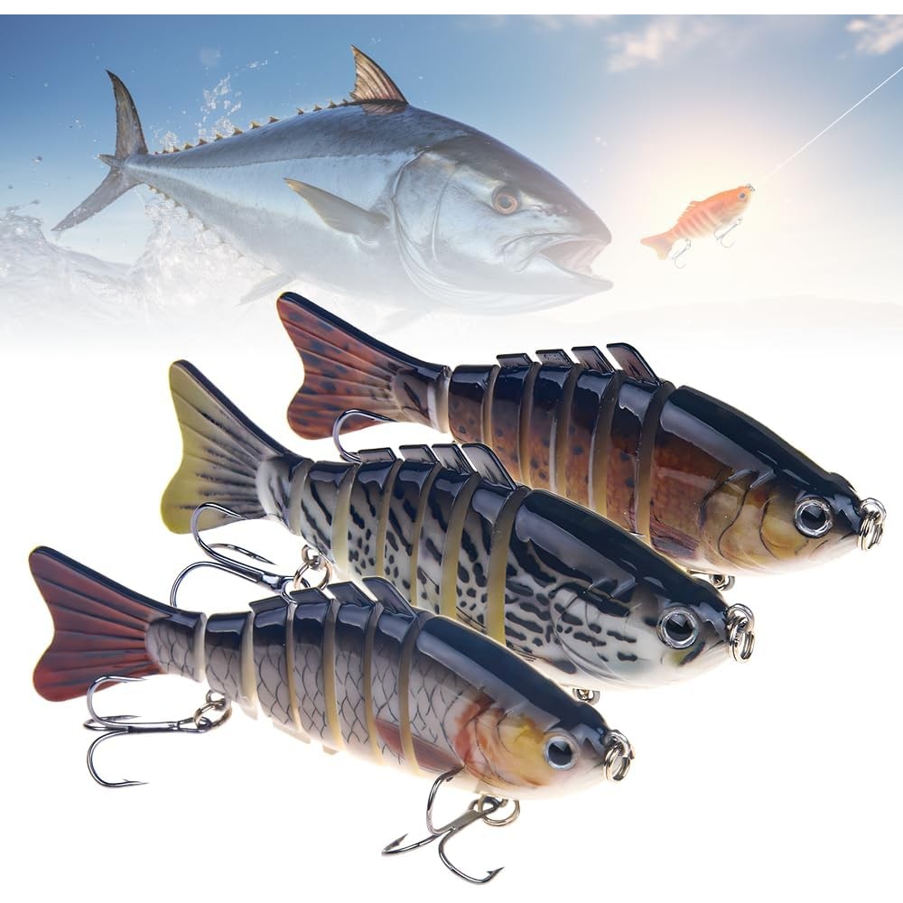 Robotic Fishing Lure, 2025 New 3D Bionic Swimming Bait for Freshwater ...