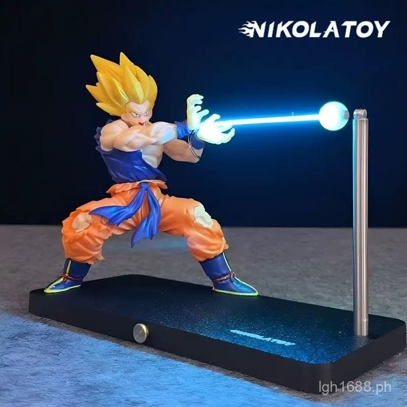 Dragon Ball Style Super Saiyan Night Light Desktop Decoration Cool Sun ...
