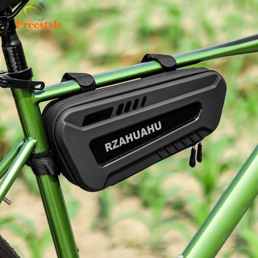 Top Tube Bike Bag Waterproof Bicycle Top Tube Bag Hard Shell Bicycle ...