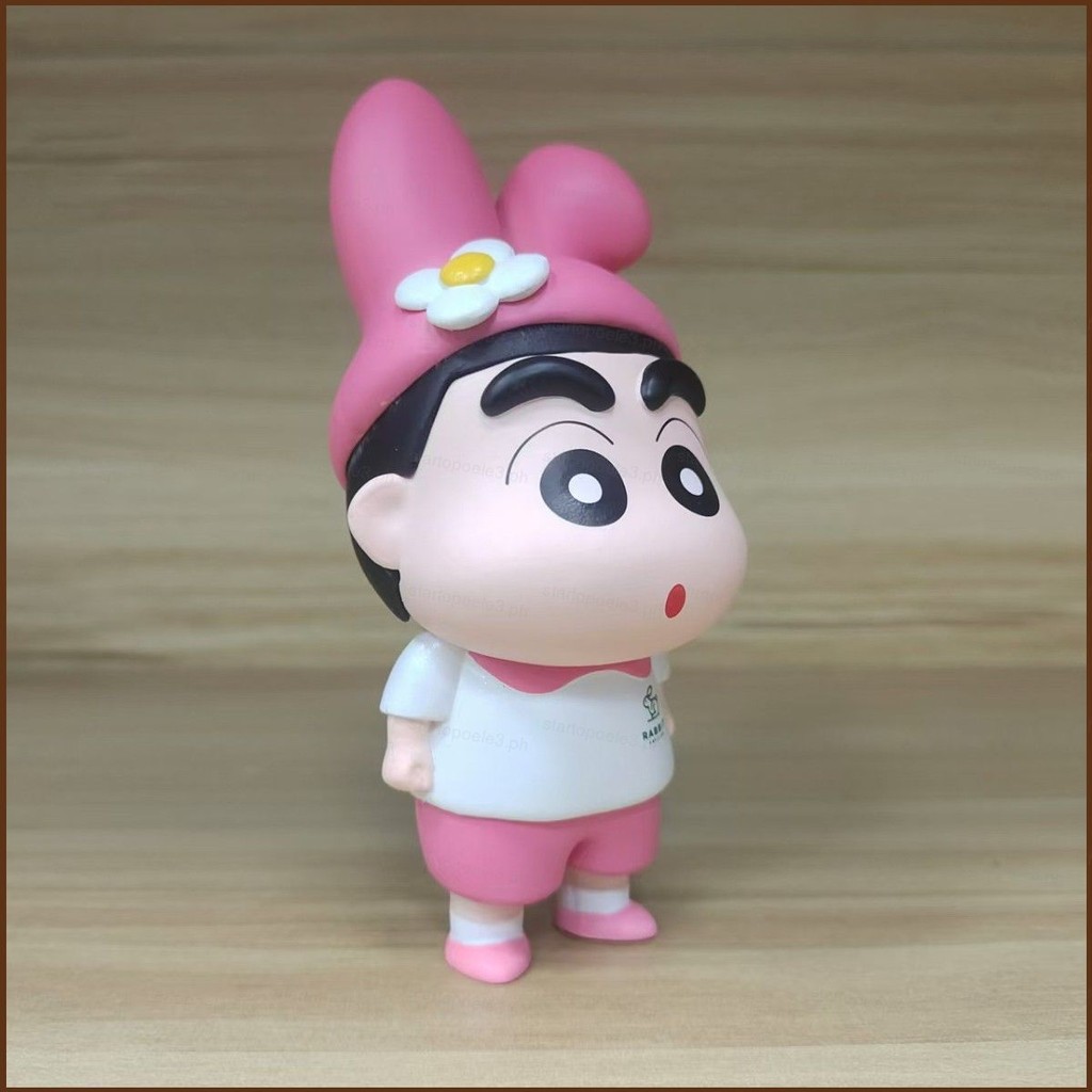 ST3 Crayon Shin-chan Action Figure Pink bunny Shinnosuke Nohara Model ...