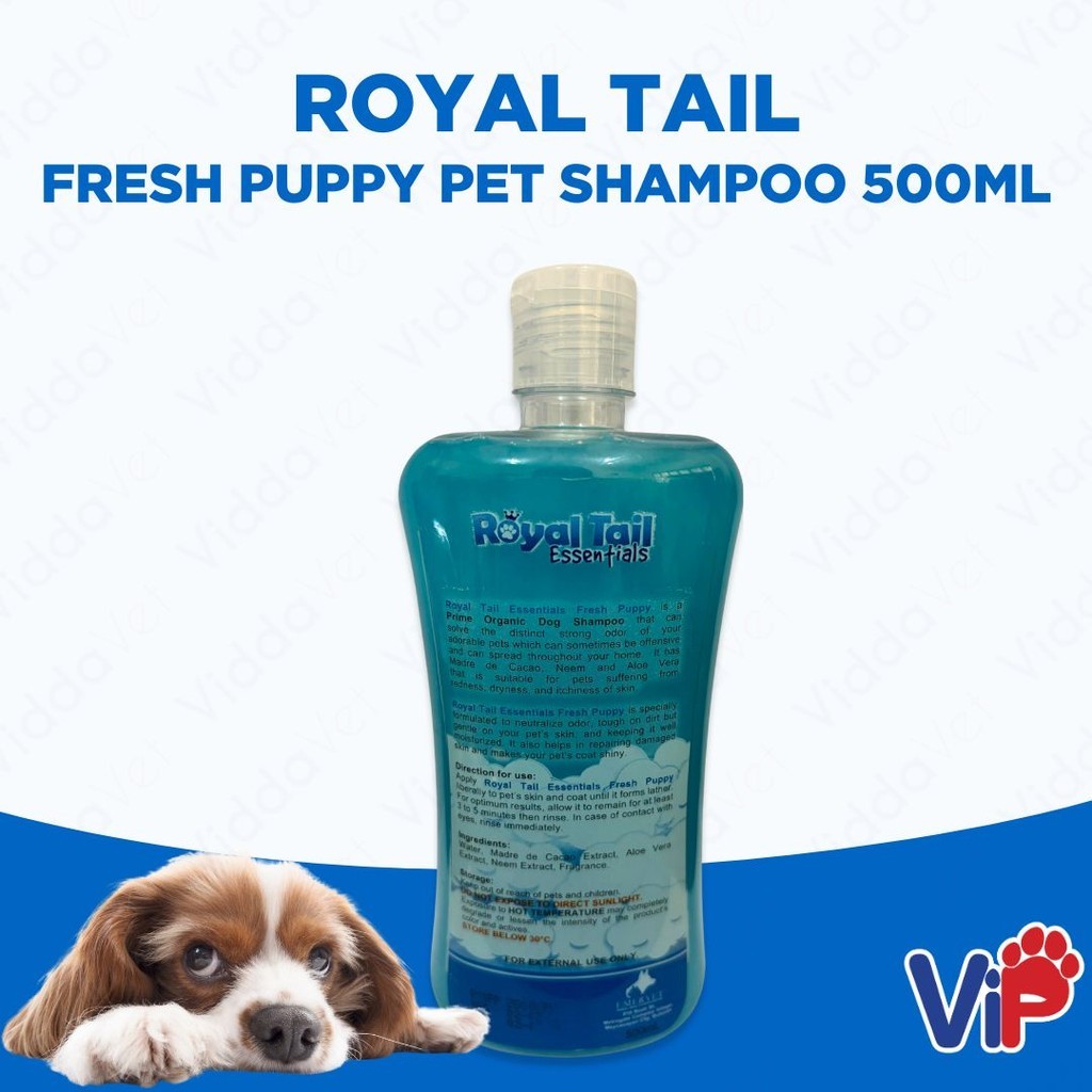 Royal Tail Dog Shampoo Fresh Puppy Safe for Daily Use 500ml | Shopee ...