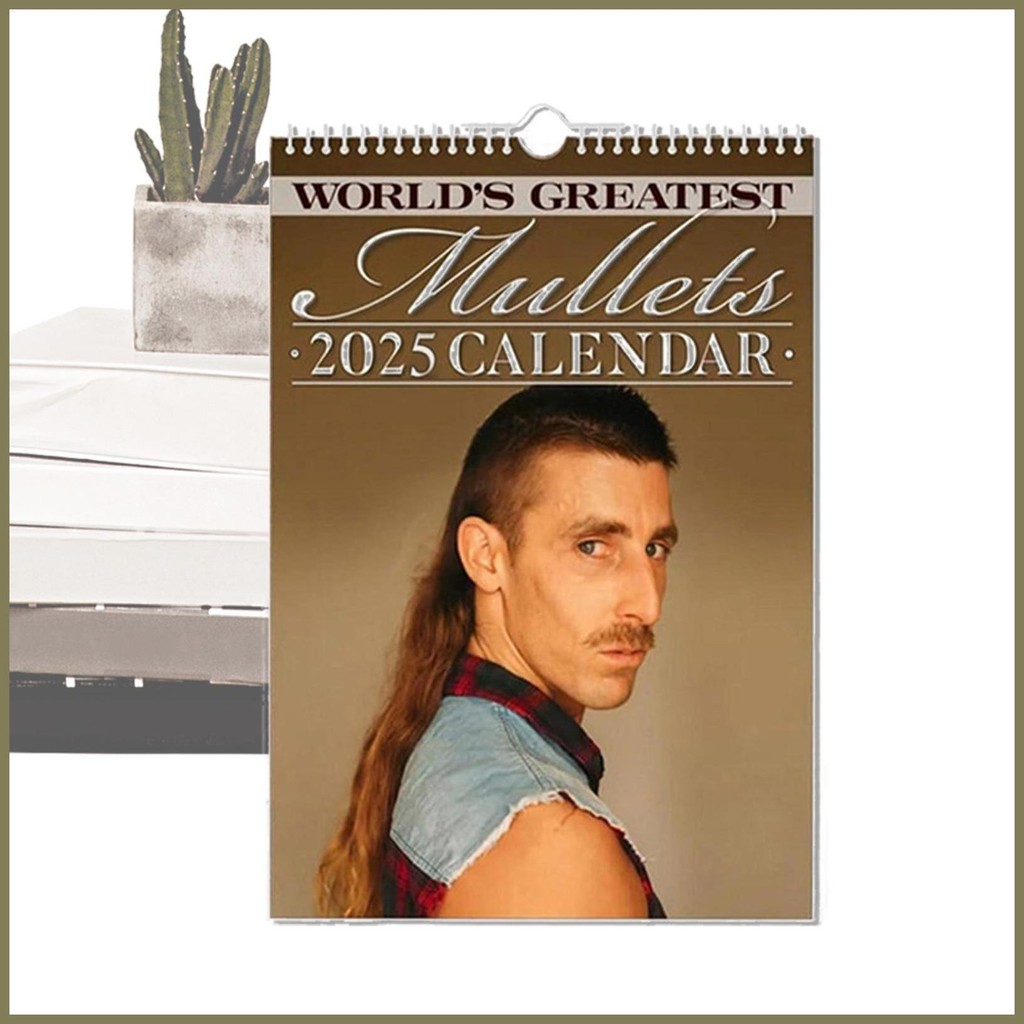 World's Greatest Mullets Wall Calendar Hair Stylist Mullets Calendar ...