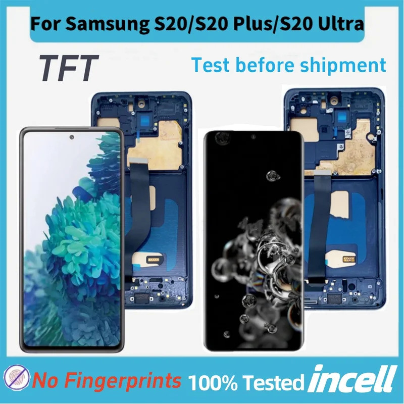 NEW TFT incell Display For Samsung Galaxy S20 G980 S20 Plus G985 S20 ...