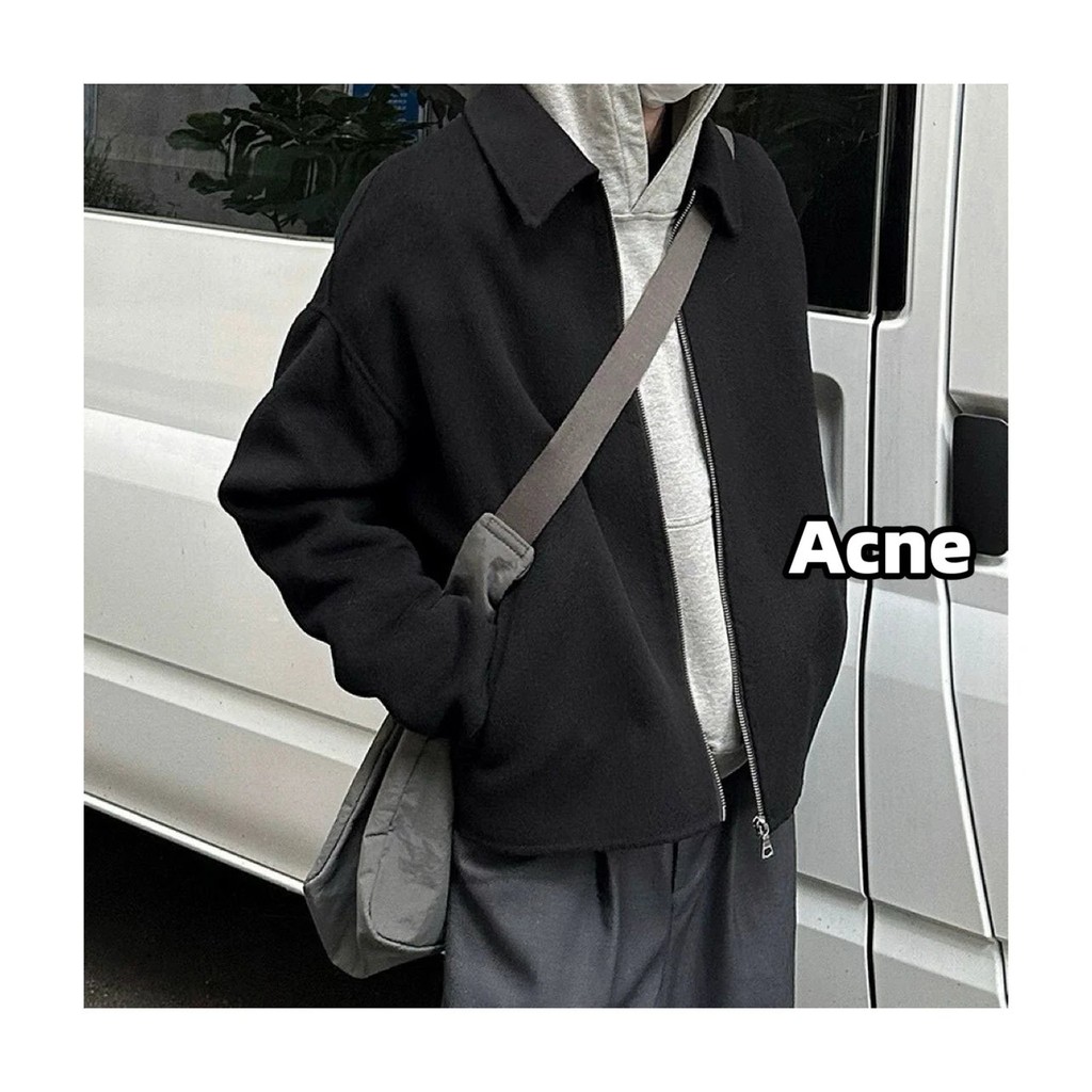 AC Woollen fabric Jacket Profile Short Jacket Simple Style Jacket ...