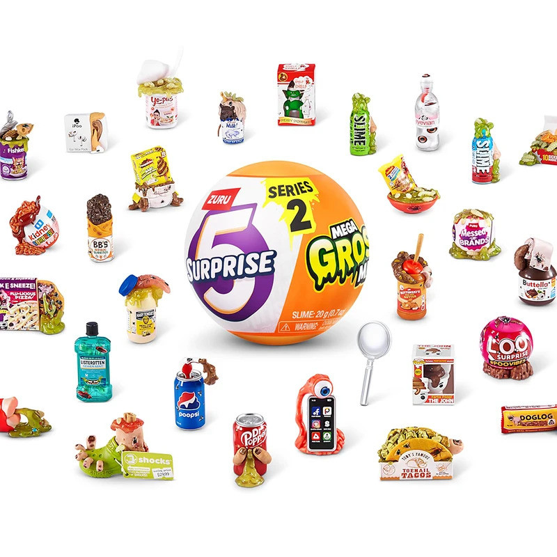 Zuru 5 Surprise Blind Box Gross Series 1/2 Minis Toy Miniature Prank ...