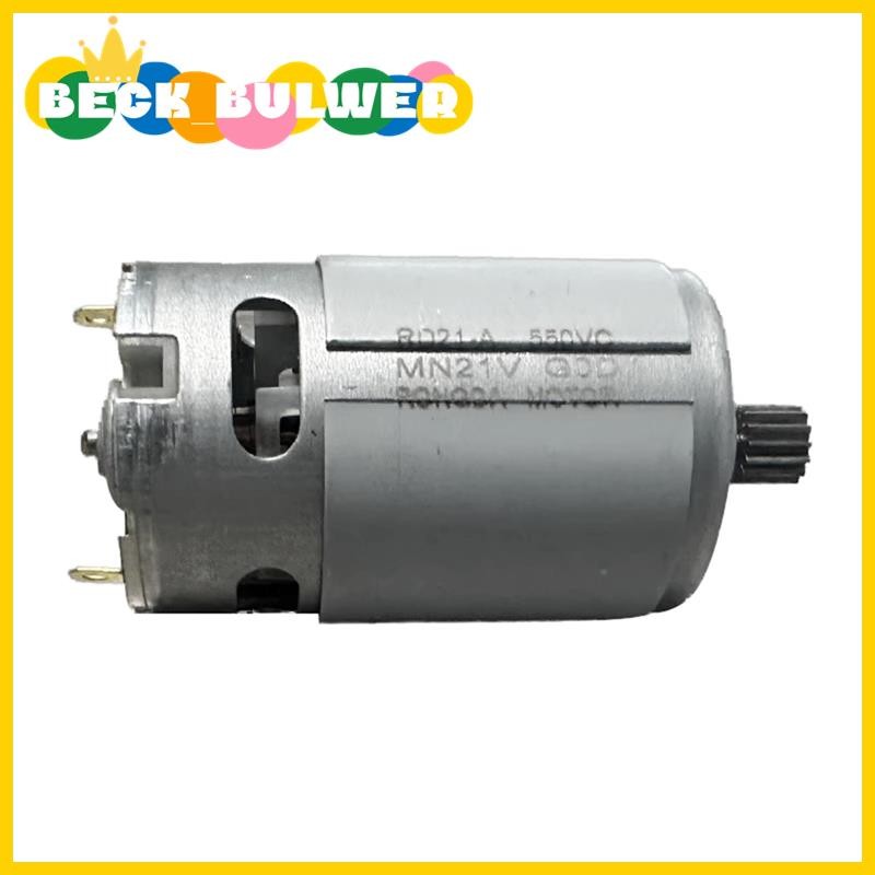 【Beck_Bulwer】550 DC Motor 21V 14 Teeth High-Performance Mini Motor for ...