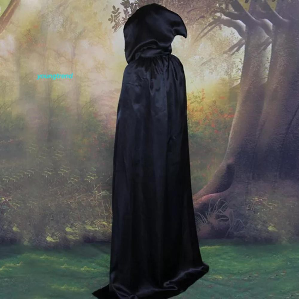 Halloween Capes Robe with Hooded Long Cosplay Vampire Devil Demon ...