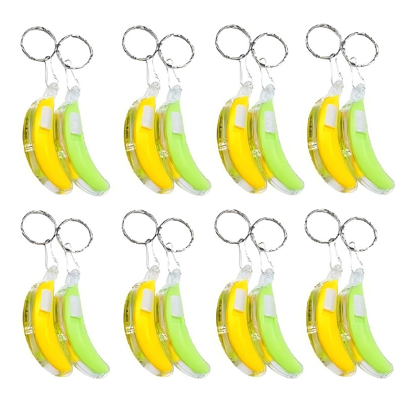 Simulation Luminous Banana Key Ring Creative Bag Pendant Gift SP096 ...
