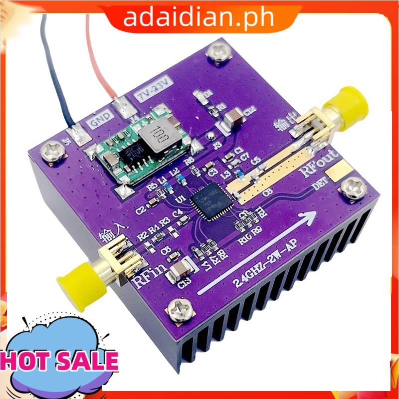 [in stock]SZM2166 2.4G 2W RF Amplifier WIFI RF Power Amplifier 30DB 12V ...