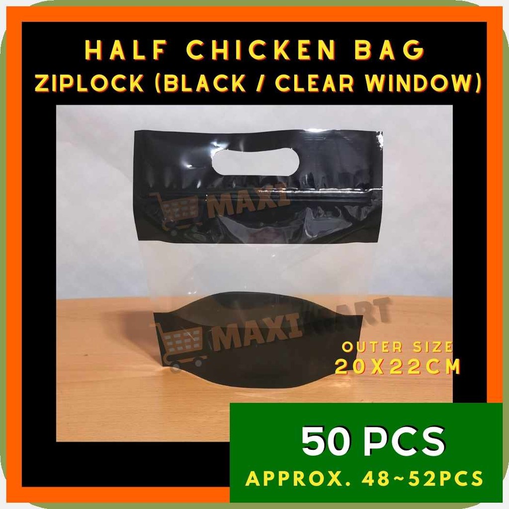 50pcs(g#Half,Lk,Roasted,eJ[Chicken,Wk[Bag,CI[Ziplock,lR[Packaging,Q ...
