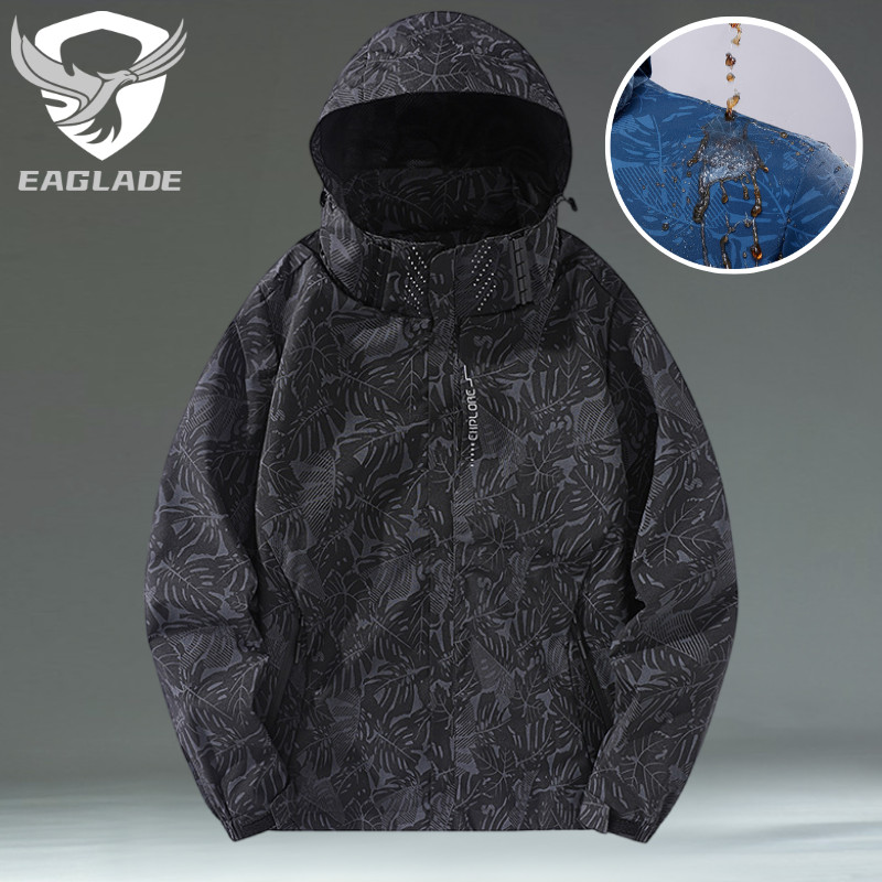 EAGLADE Motorcycle Riding Bomber Rider Jacket Waterproof Windbreaker ...