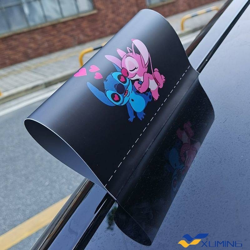 Stitch Sewn-in Label Car Signature Body Rear Lego Stickers Personality ...