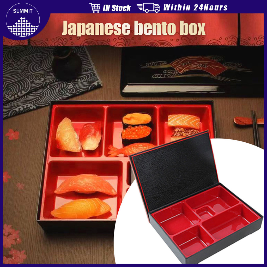 Portable Japanese Bento Food Container 3 Or 4 Compartment Bento Lunch ...