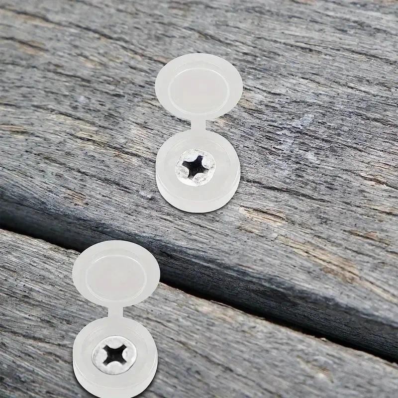 100pcs Screw Decorative Cover Cross Screw Nail Cap Folding Buckle for ...