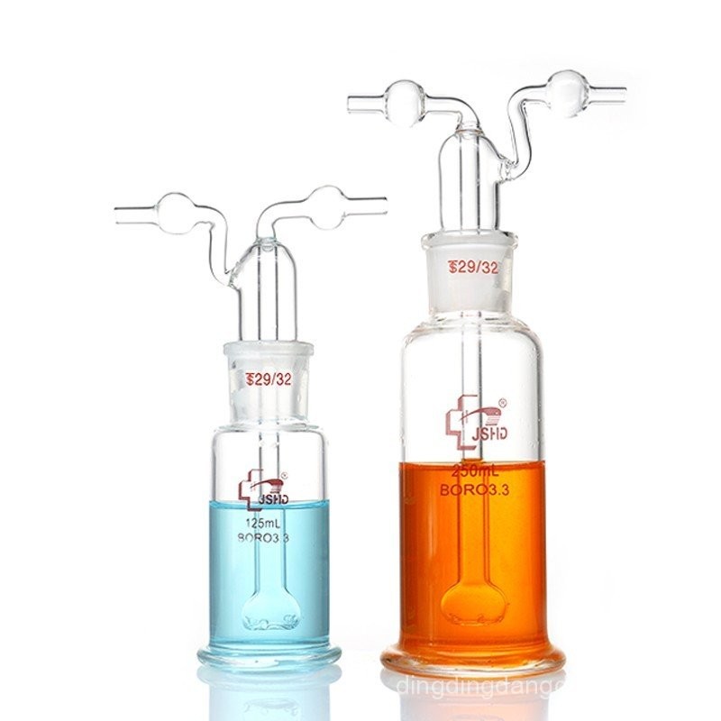 Glass Gas Washing Bottle250 500 1u000ml Laboratory Washing Cylinder ...