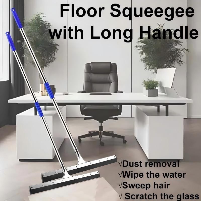 Floor Squeegee Scrubber,Rubber Silicone Broom for Swimming Pool ...