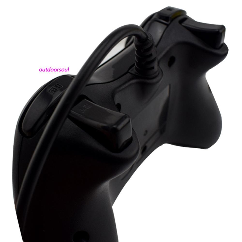 USB Wired Xbox 360 Controller Shaped Game Controller Gamepad For PC ...