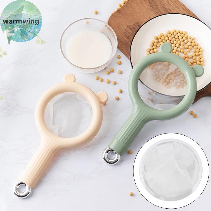 Warmwing 80/120 Mesh Strainer Plastic Sieve Fine Mesh Filter For Soy Milk Coffee Yogurt Juice ...