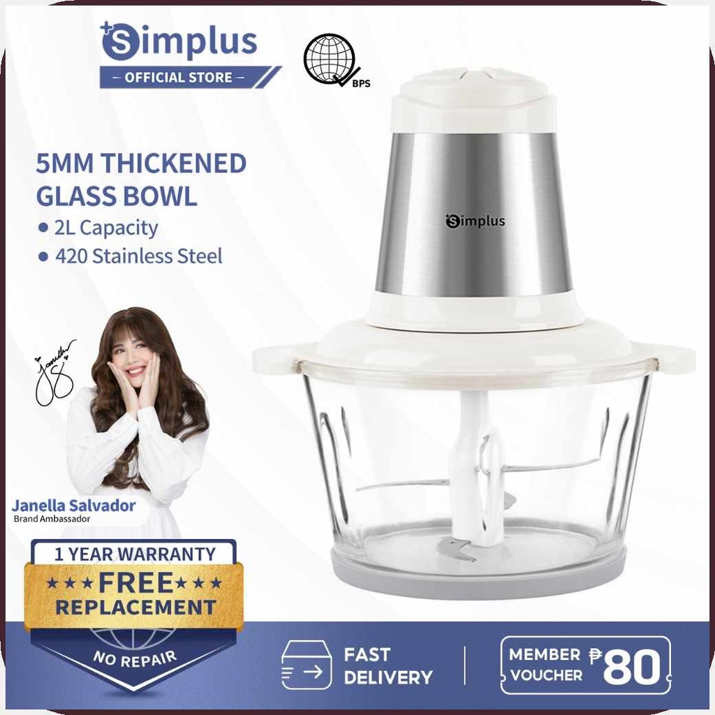Simplus$V>2L(y:Electric+GT@dk@Meat+q@Grinder+t@Stainless+x@Steel+t ...