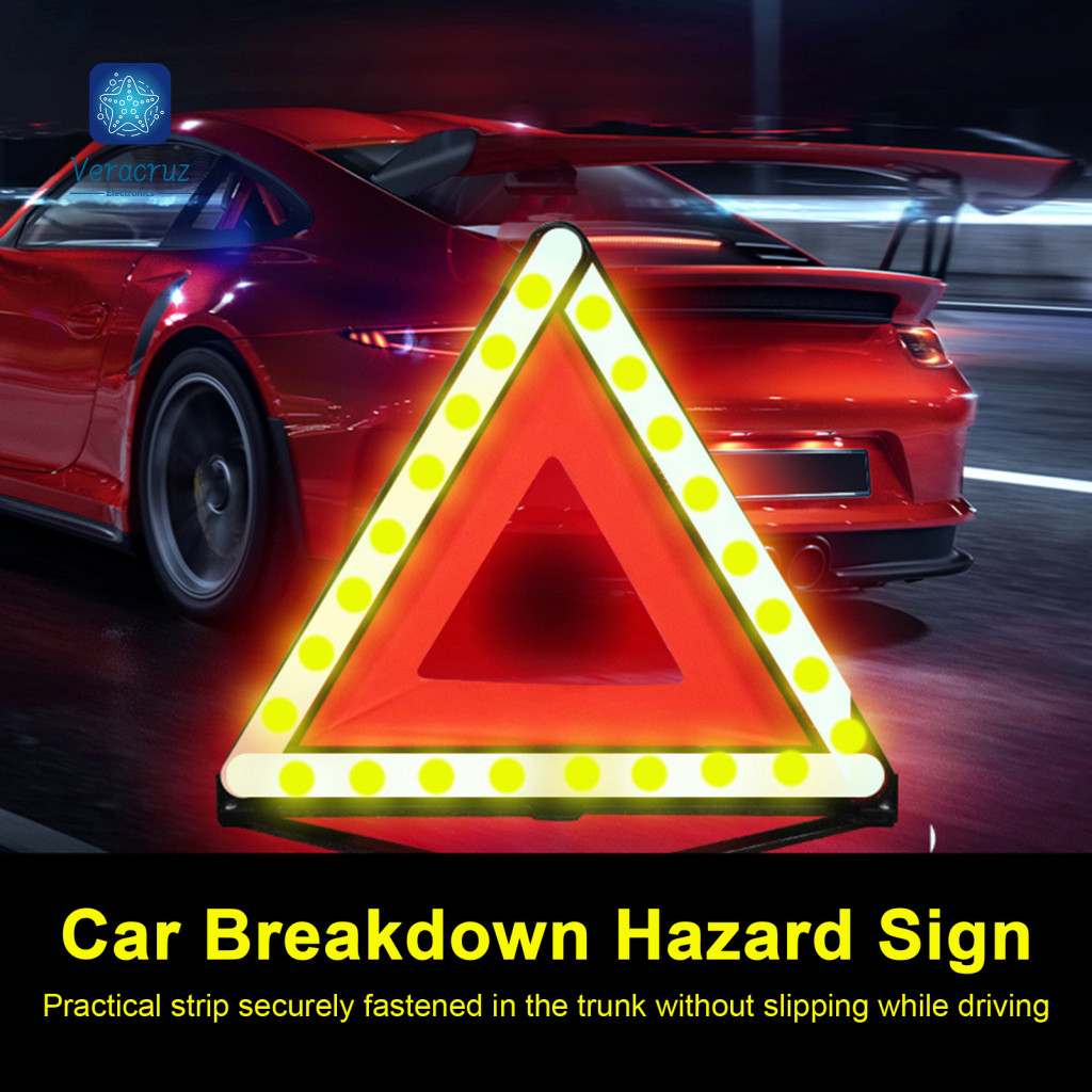 [Ready stock] Warning Triangle or Car Portable Car Safety Reflector Eu ...