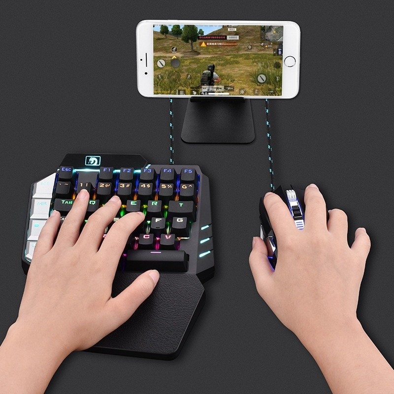 Xinmeng K109 One-Handed Game Mechanical Keyboard Gun God Throne Left ...