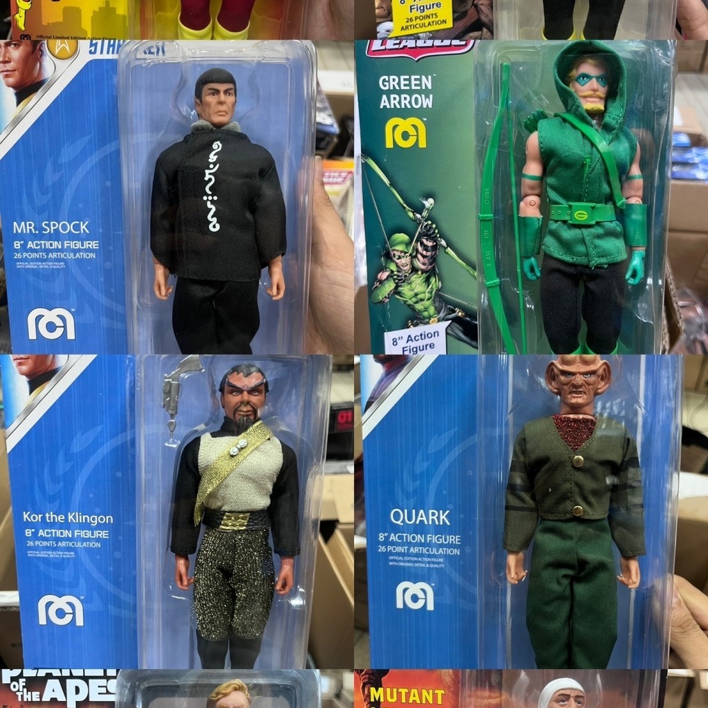 8" MEGO SHAZAM GREEN ARROW Black Adam BRENT QUARK Action Figure Star ...