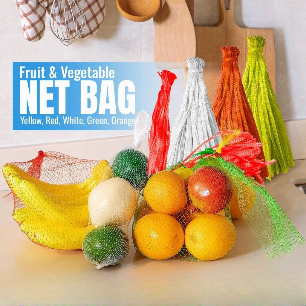 100pcs Mesh Storage Bags Egg Packaging Bag Reusable Net Bags Storage ...