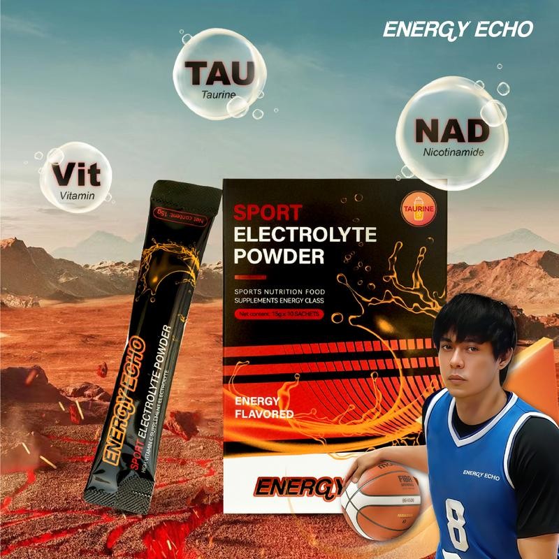 Energy Echo Energy Flavoured Anti-Fatigue/ Hydration/ Electrolyte Powder Energy Class Drink ...