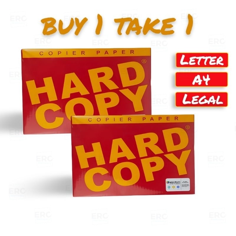 BUY 1 TAKE 1: HARD COPY Short A4 Long Bond Paper, Sub20 or 70gsm Coupon ...