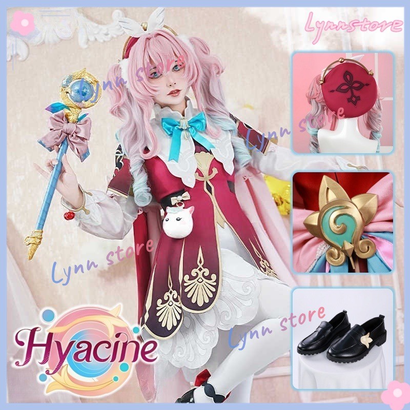 HYACINE Cosplay Costume&Wig HONKAI STAR RAIL Anime Outfits Carnival ...