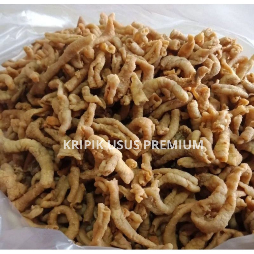 Original Salted Savory Crispy Chicken Intestine Chips Kilo 1 Kg ...