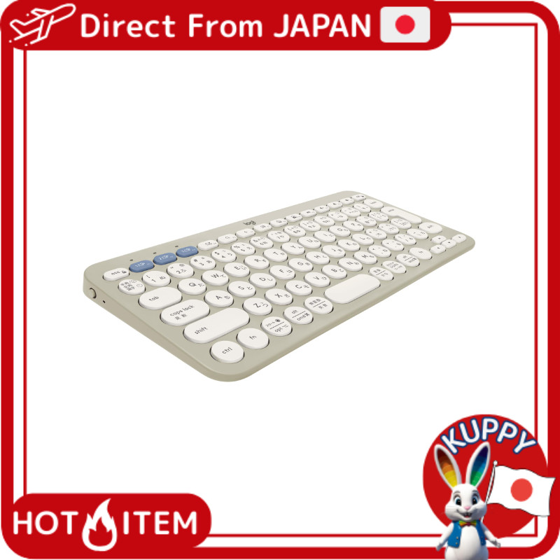 Logitech Wireless Keyboard PEBBLE KEYS 2 K380sGY | Slim & Lightweight ...