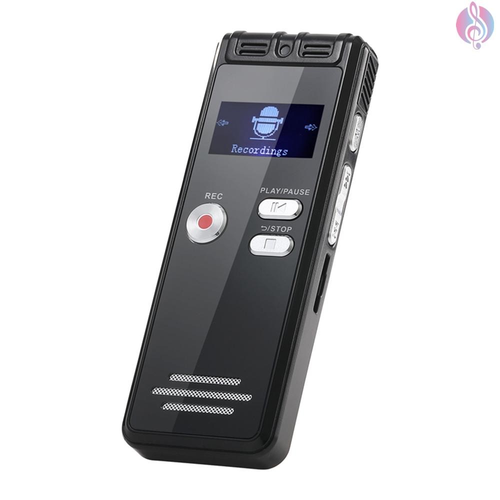 64G Digital Voice Recorder Activated Record Playback MP3 Music Player ...