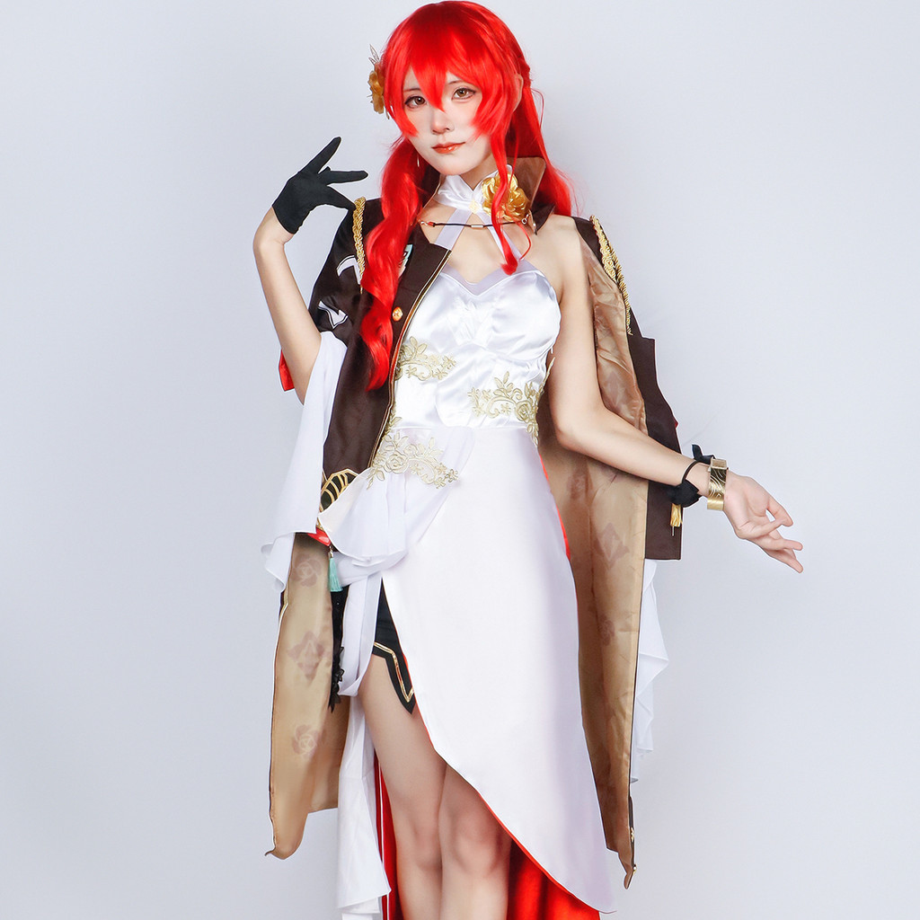Wudu Honkai Star Rail Himeko Cosplay Costume - Lightweight Fabric Full ...