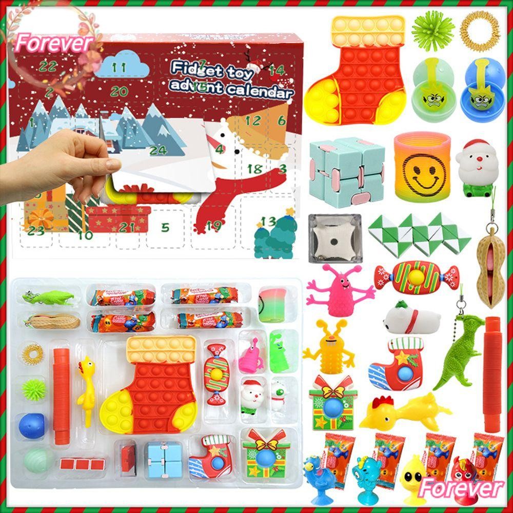 FOREVER Christmas for Party Favor Sensory Fidget Toy Pack Bubble Toy ...