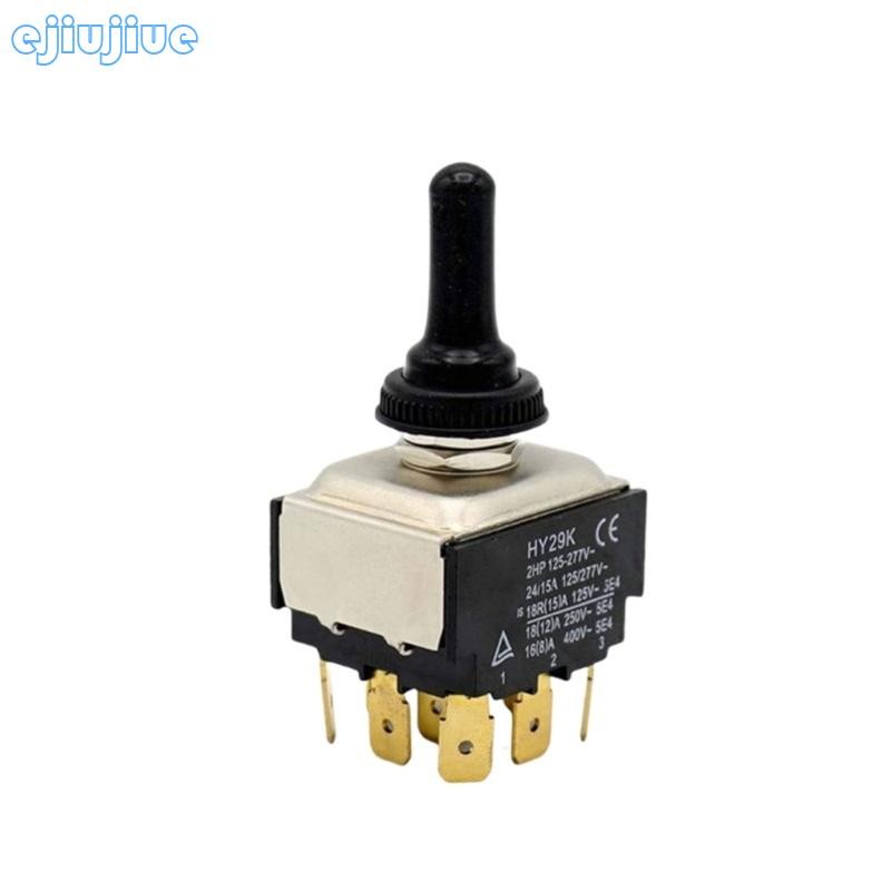 cc Multifunction 3 Way 9 Pin Electrical Toggle Switches HY29K 3 Stage 9 ...