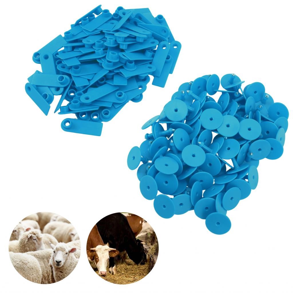 Hhihi Ear Tags for Cattle 100pcs TPU Breeding Population Prevention ...