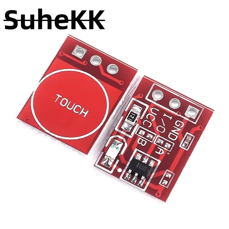TTP223 Touch button Module Capacitor type Single Channel Self Locking ...