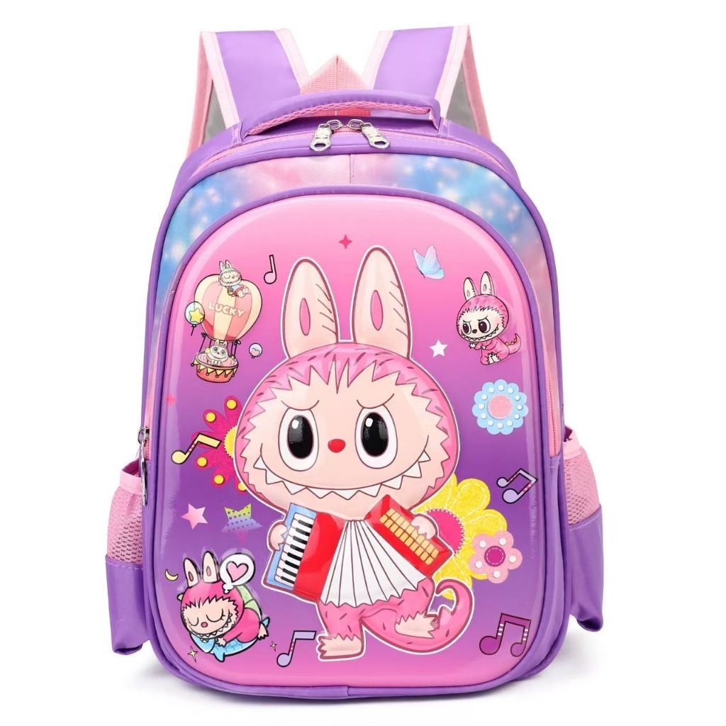 fashion Cute cartoon LABUBU 14 inch 3D children's nylon student ...