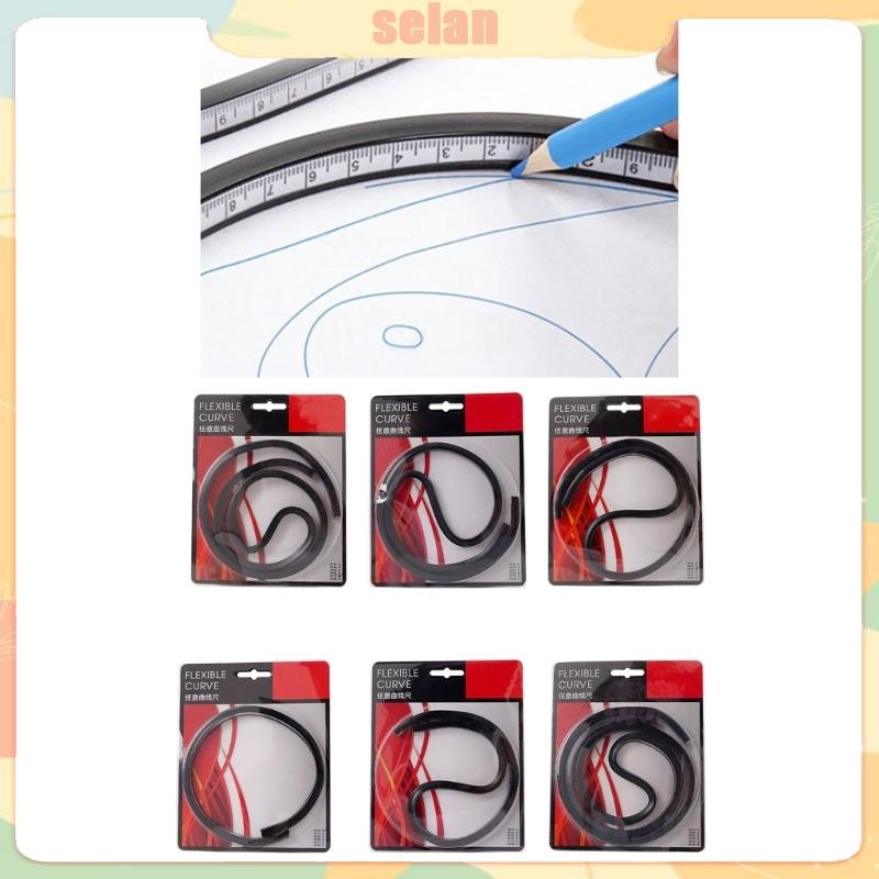 SEL Flexible Curves Ruler Curves Template Drawing Sewing Ruler Bendable Ruler | Shopee Philippines