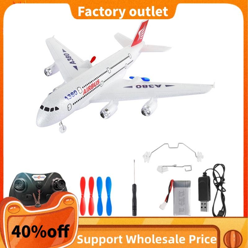 In Stock A380 RC Airplane 2.4G Remote Control Toy Fixed Wing Plane Gyro ...