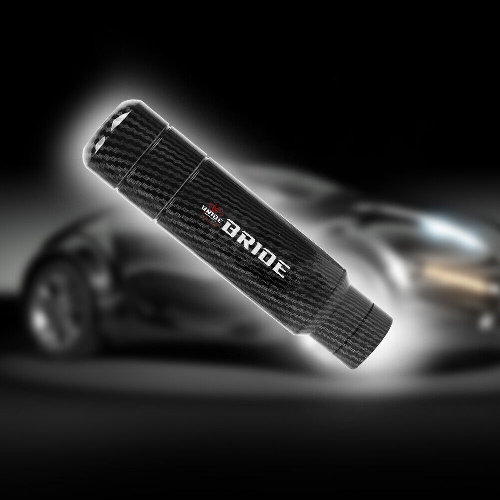 5 Speed NOS BRIDE Carbon Fiber Style Gear Shift Knob 13CM Universal ...