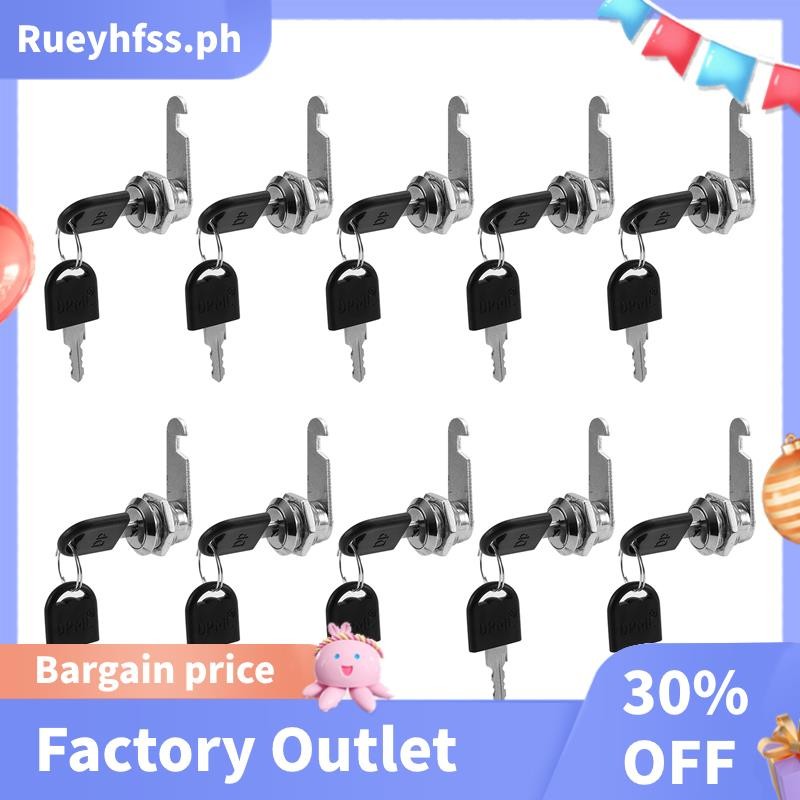 Excellent 10 Set Security Lock Metal Cylinder Cabinet Locker Cam Lock ...