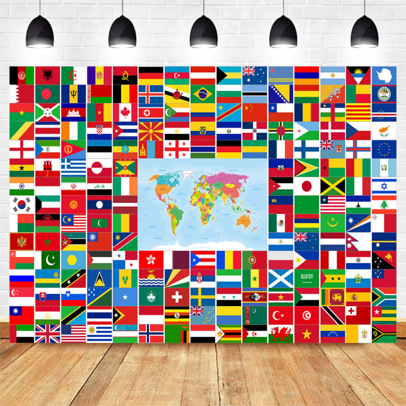 (80*125CM)Country Flag Banner Flags of the World Banners Global Olympic ...