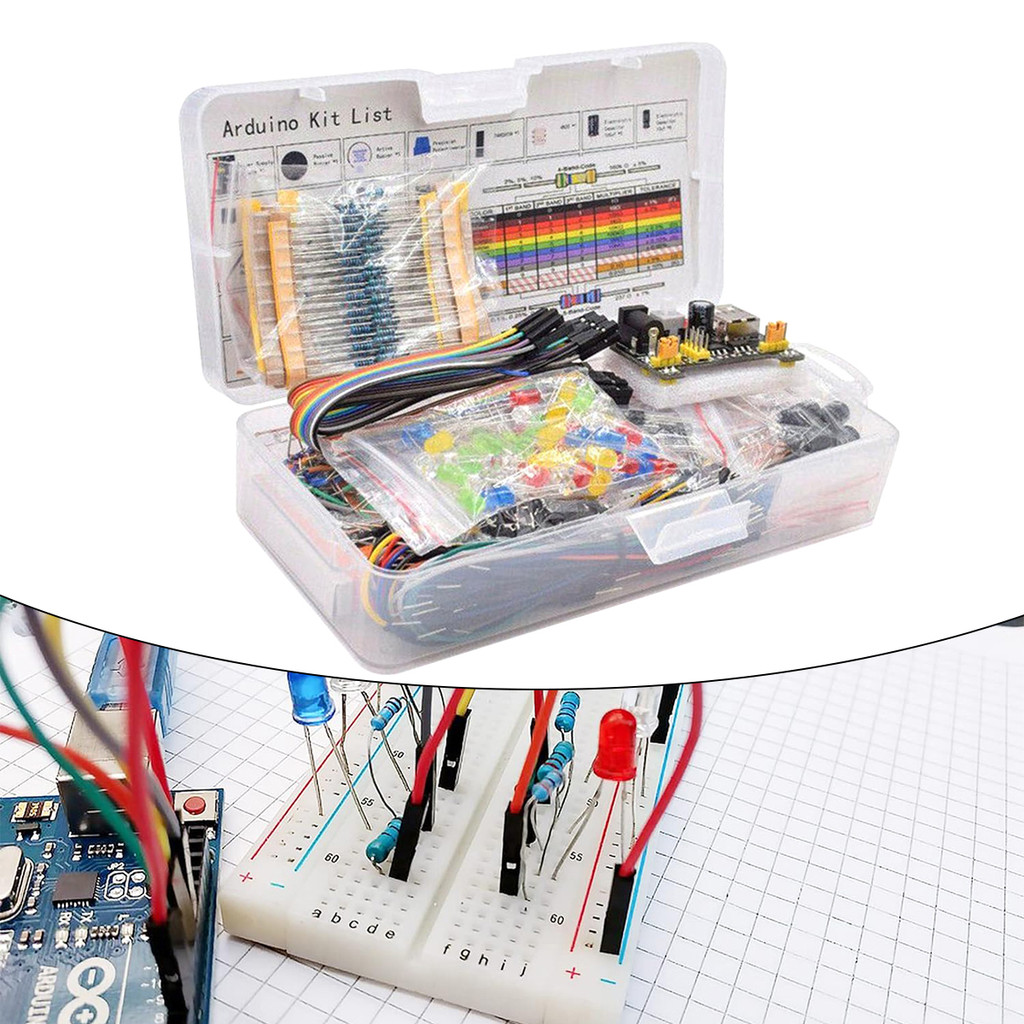 New Electronic Components Kit Pack Starter DIY Project For Arduino R3 Common Capacitors ...