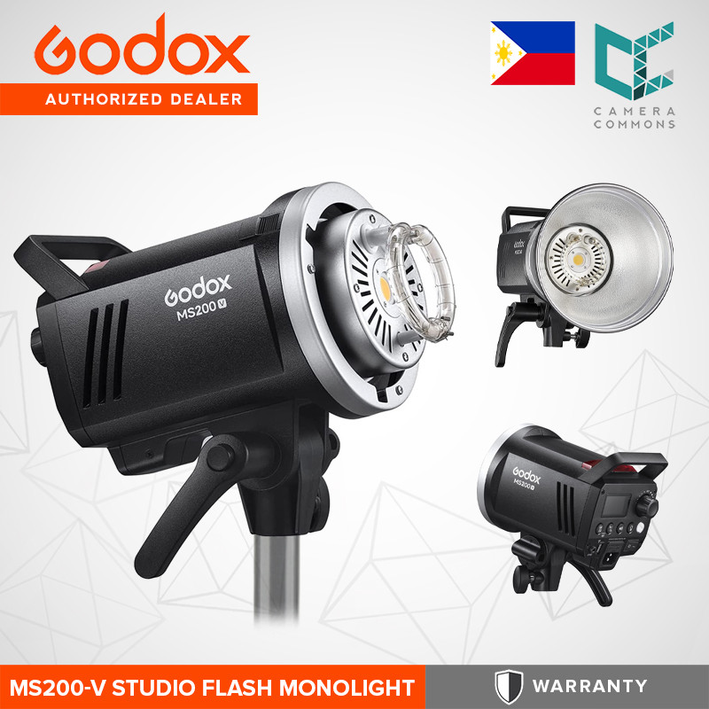 Godox MS200 MS200V Compact 200W Studio Flash Portable 2.4G Wireless X ...