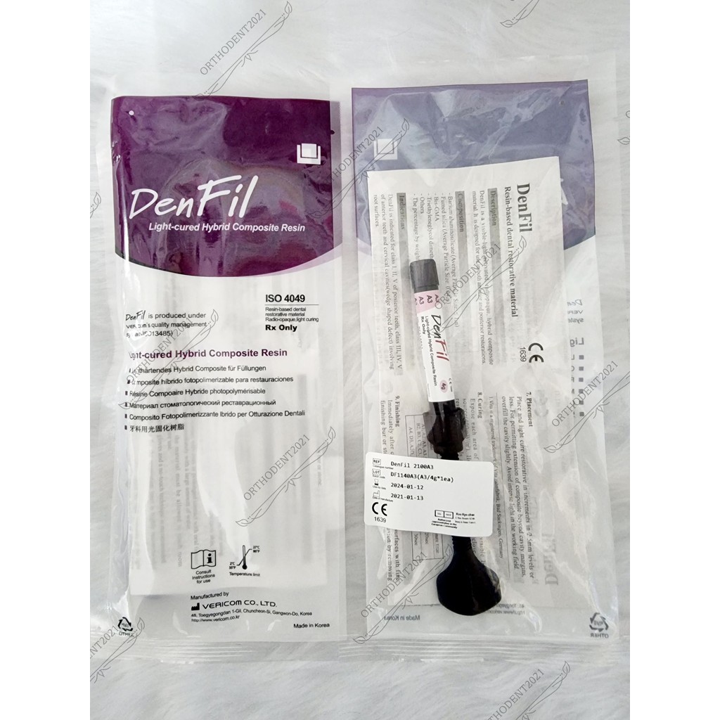 DenFil Light Cured Hybrid Composite Resin A2 and A3 | Shopee Philippines