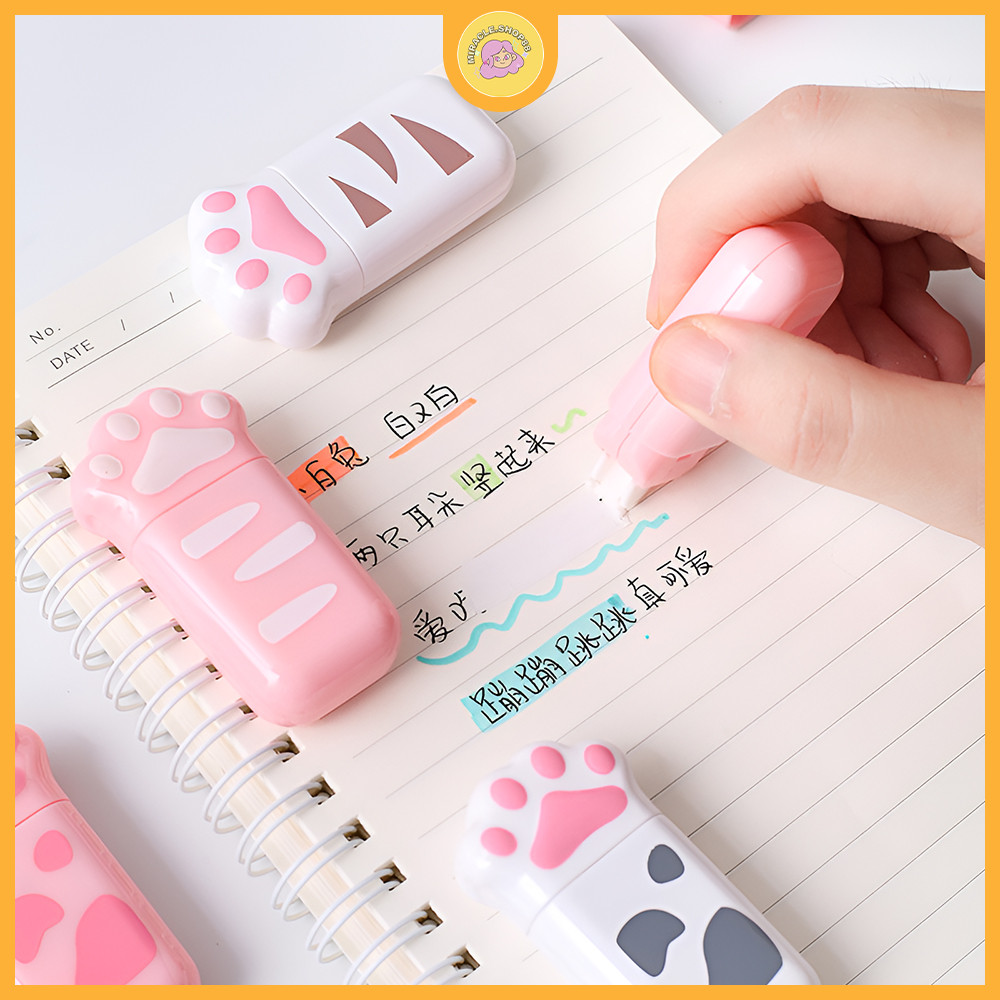 MS Tip ex cat paw shape correction tape correction tape | Shopee ...